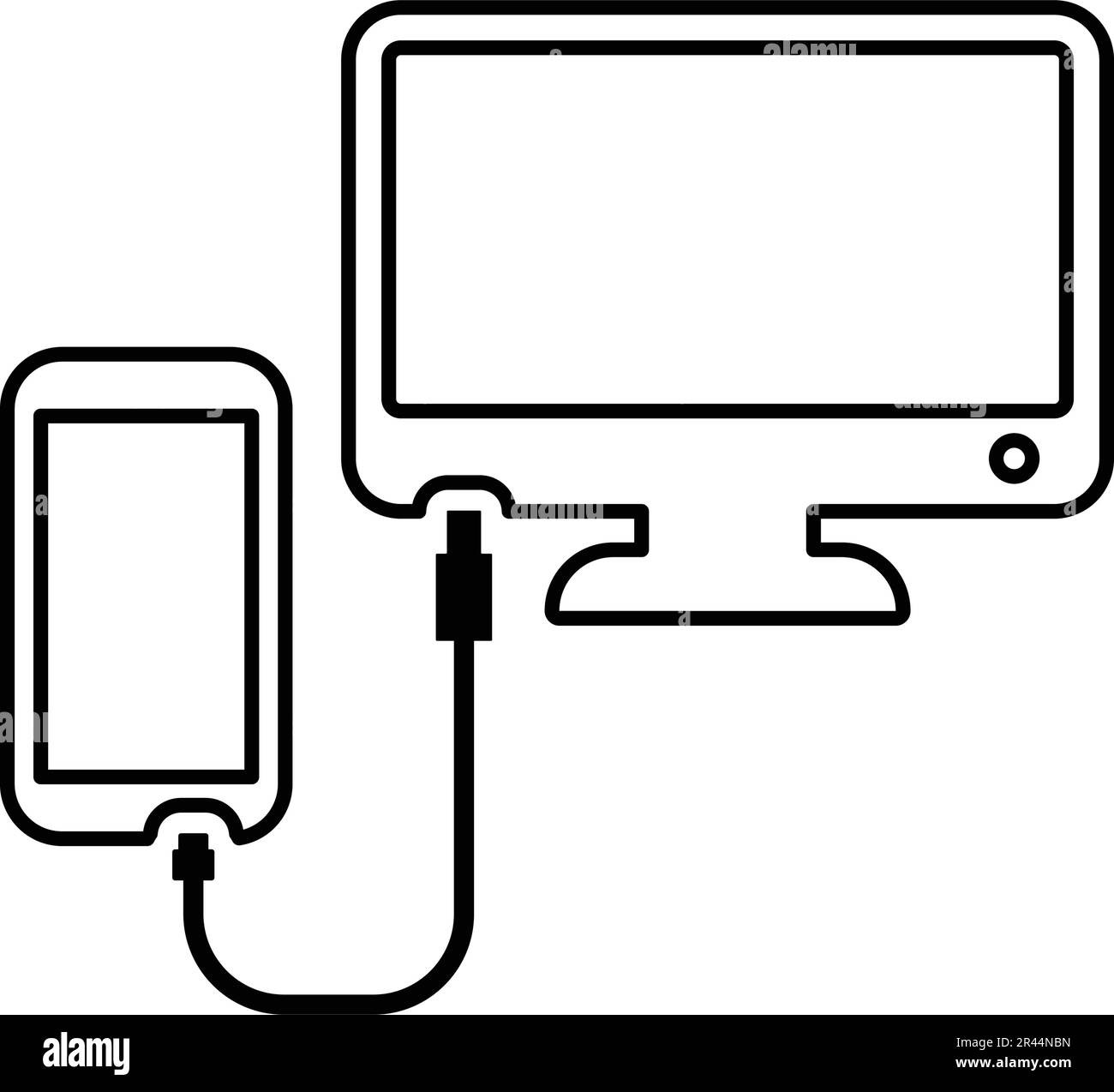 Computer Wires Clipart