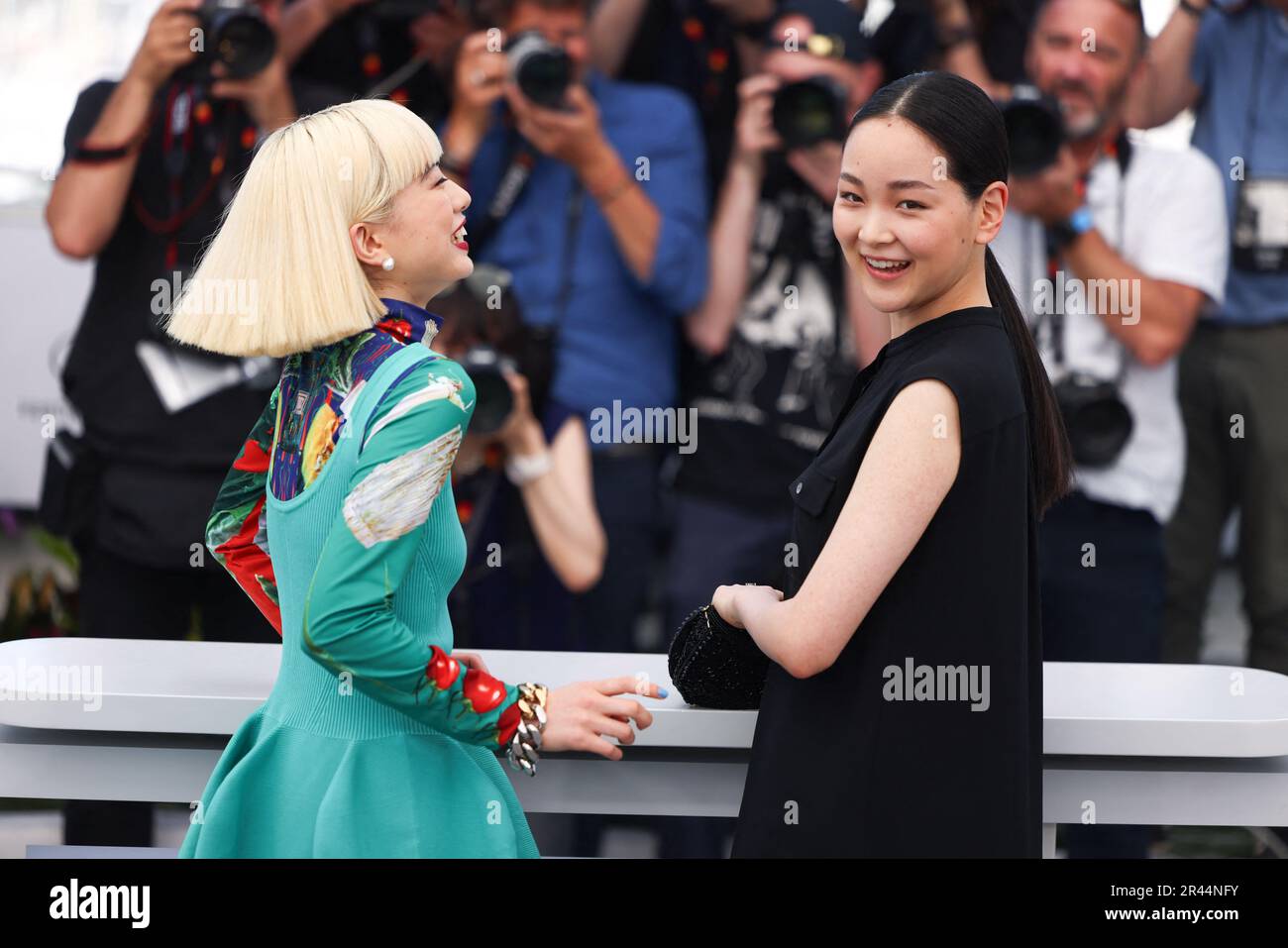 Cannes, France. 26th May, 2023. Aoi Yamada and Arisa Nakano attending ...