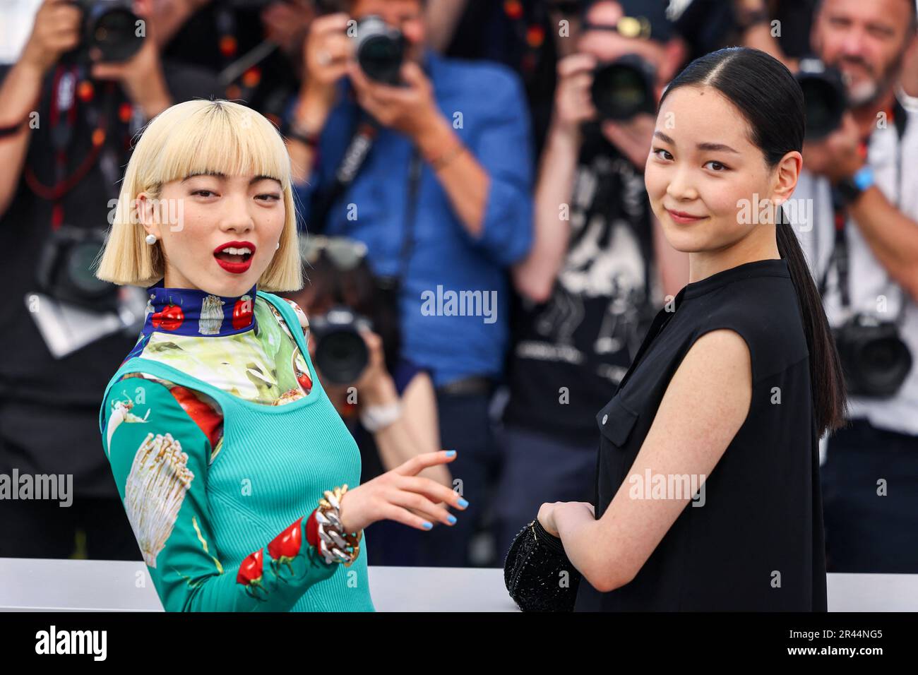 Cannes, France. 26th May, 2023. Aoi Yamada and Arisa Nakano attending ...