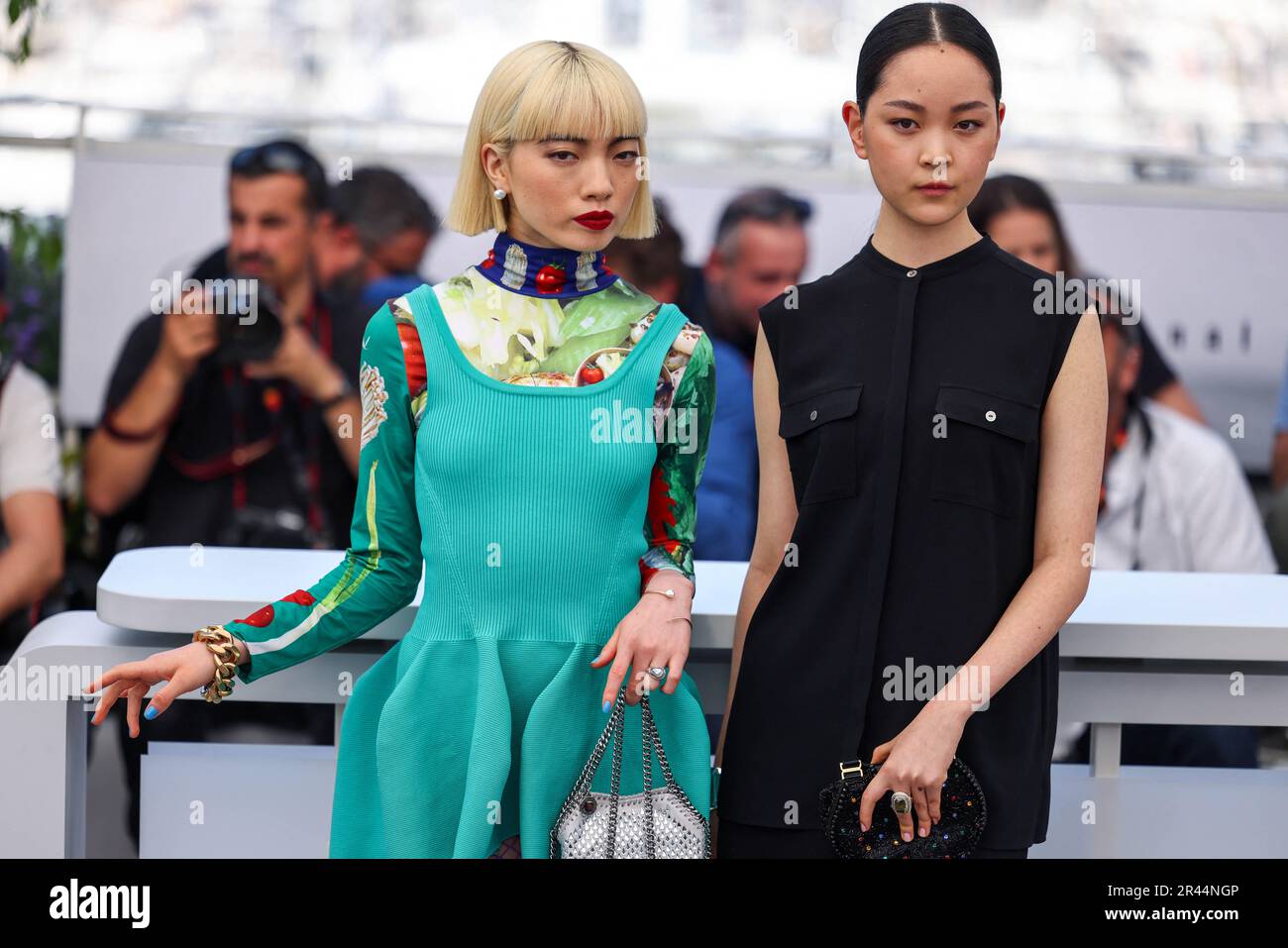 Cannes, France. 26th May, 2023. Aoi Yamada and Arisa Nakano attending ...