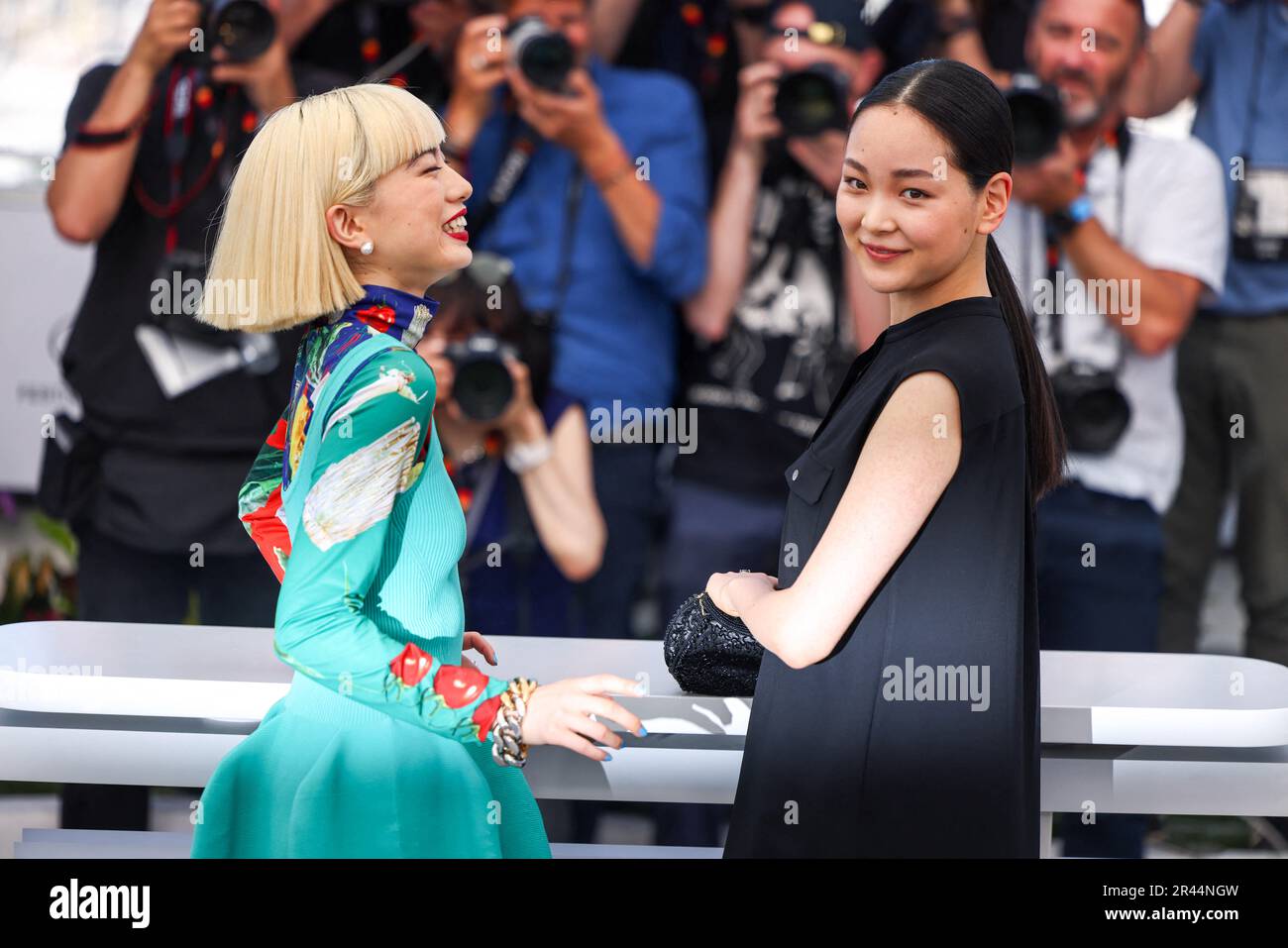 Cannes, France. 26th May, 2023. Aoi Yamada and Arisa Nakano attending ...