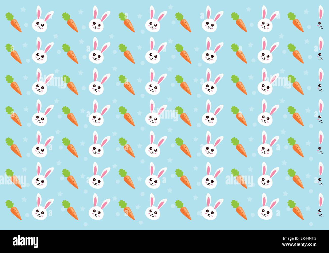 Beautiful cute bunny pattern, great design for any purposes, Easter ...