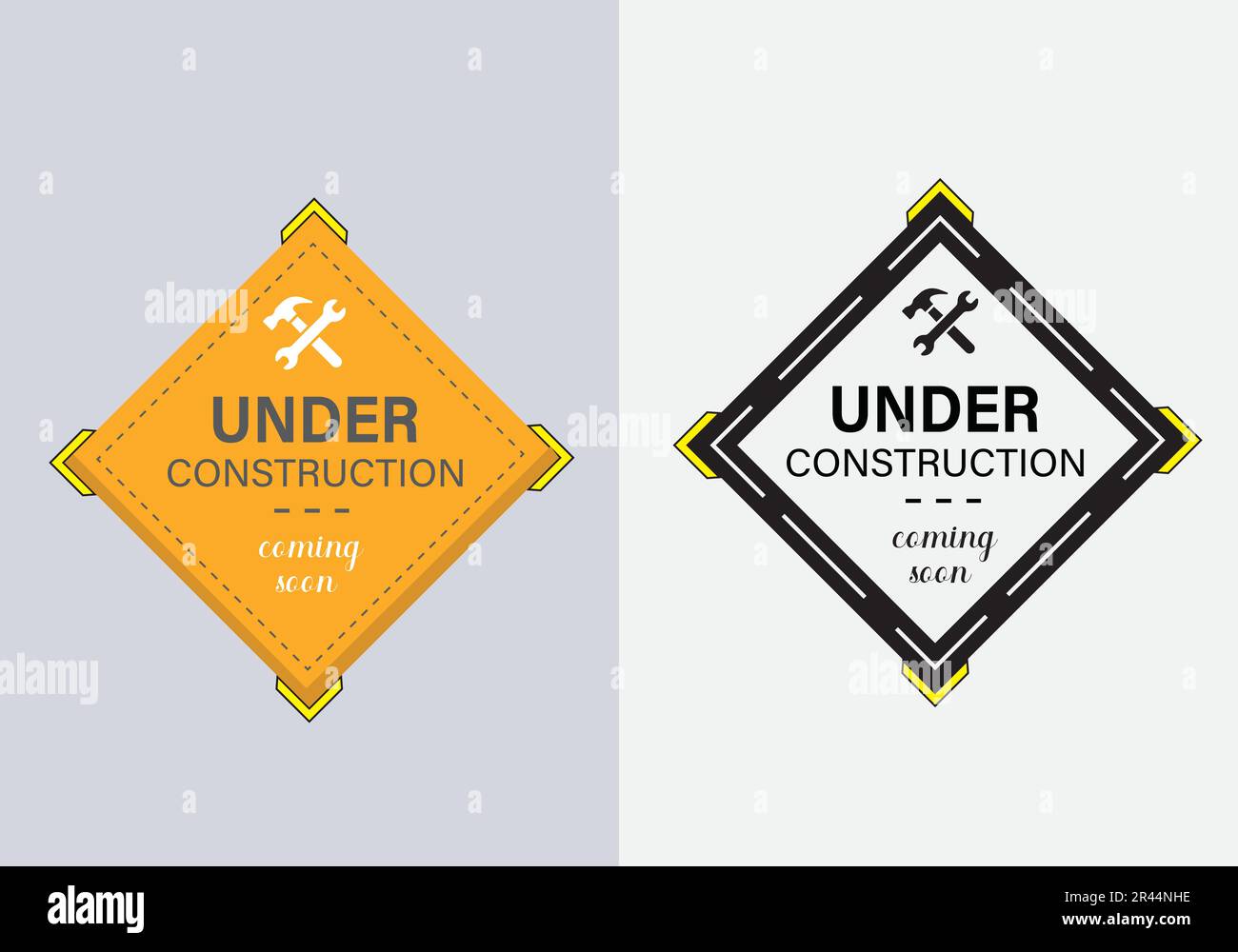 Website Under Construction Signs