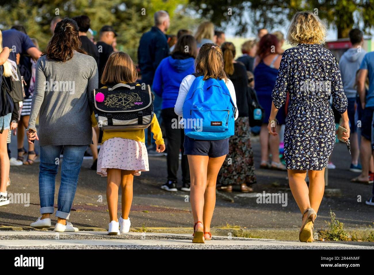 Start of the new school year at the primary school “ecole Pierre Mendes ...