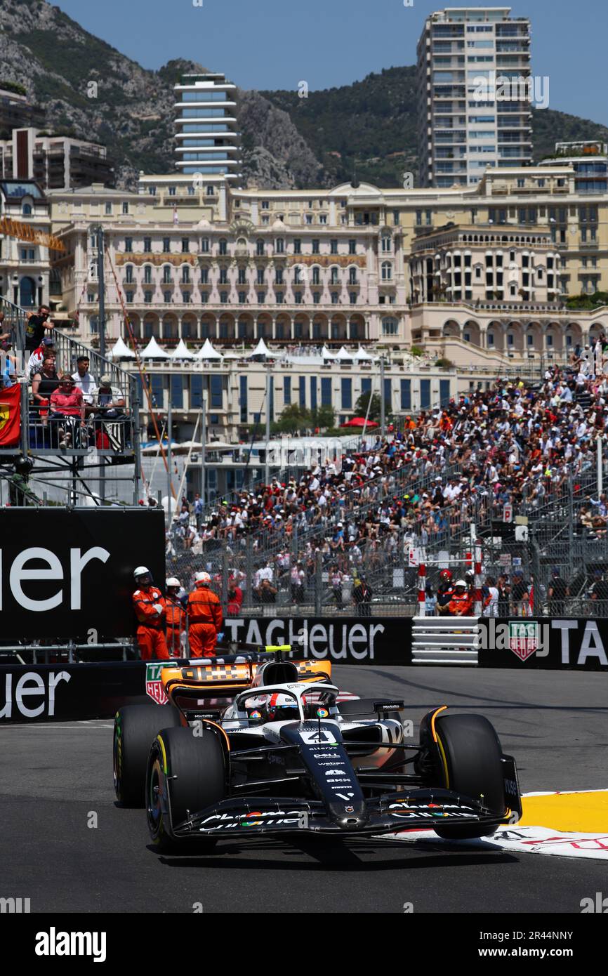 Monaco, Monte Carlo. 26th May, 2023. Lando Norris (GBR) McLaren MCL60. 26.05.2023. Formula 1 ...