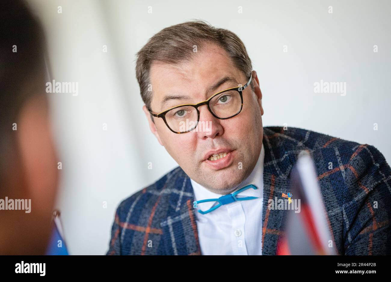 26 May 2023, Baden-Württemberg, Überlingen: Oleksii Makeiev, Ambassador ...