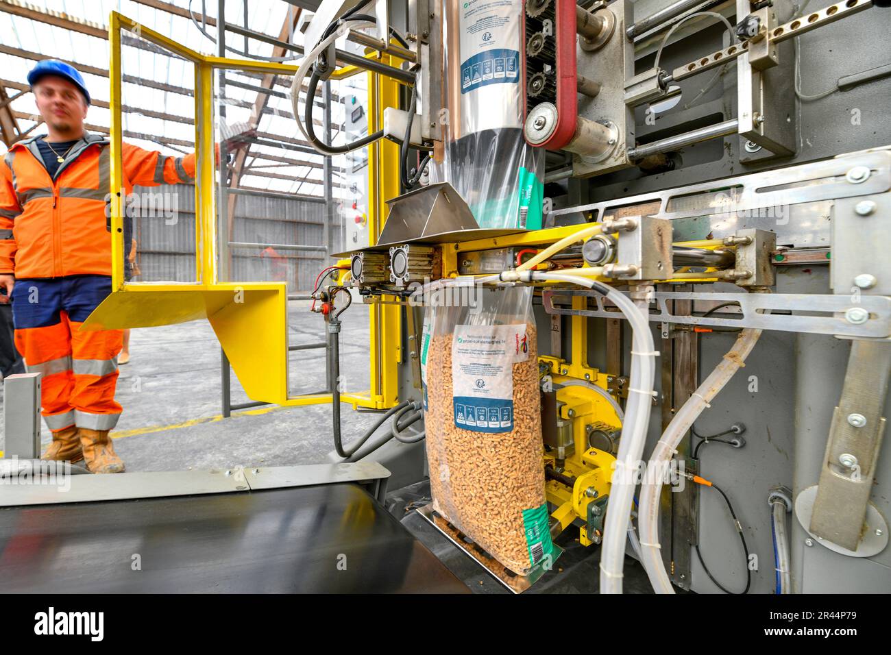 Grand-Couronne (Normandy, northern France): TotalEnergies site where ...