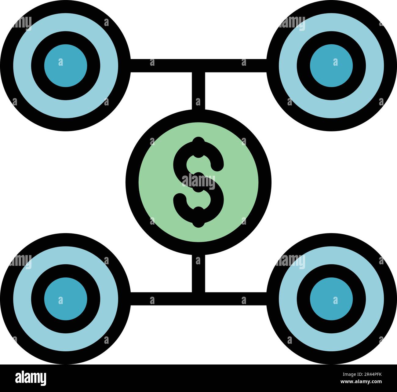 Commercial realization icon. Outline Commercial realization vector icon ...