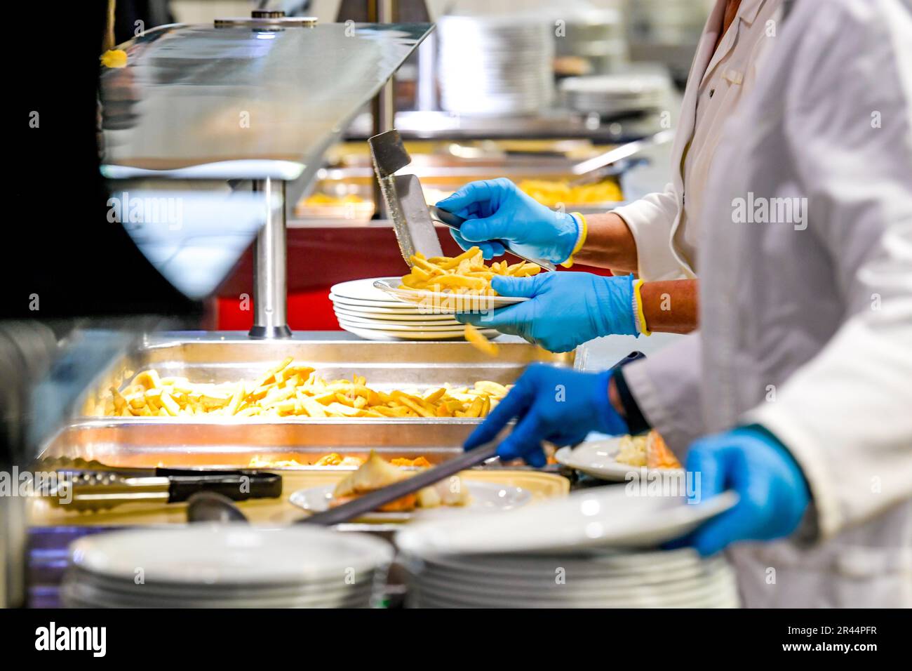 School canteen in a secondary school “(French “lycee” Stock Photo - Alamy