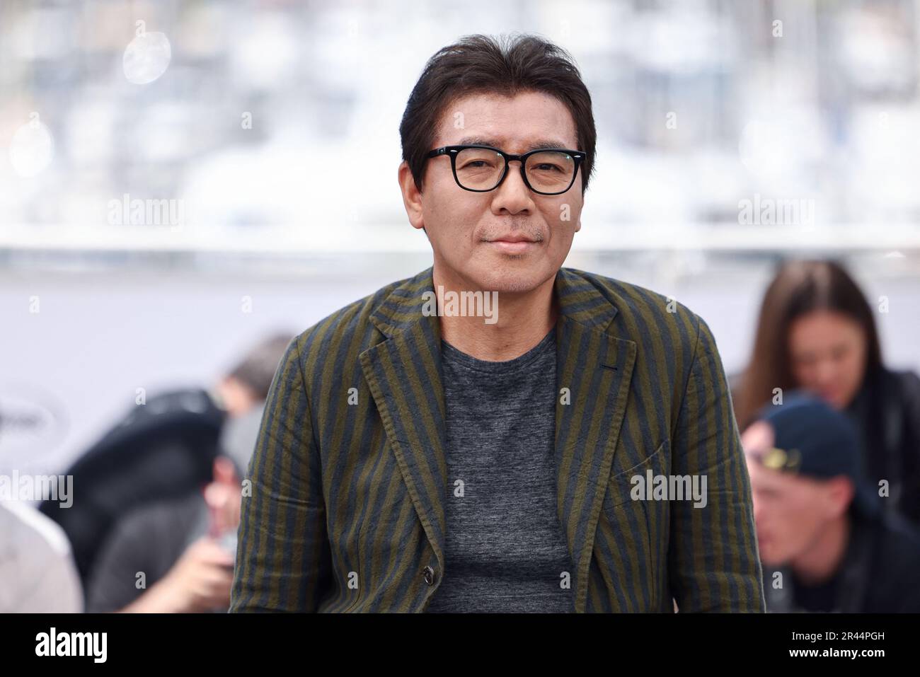 Cannes, France. 26th May, 2023. Kim Ji-woon attending the Cobweb (Dans ...