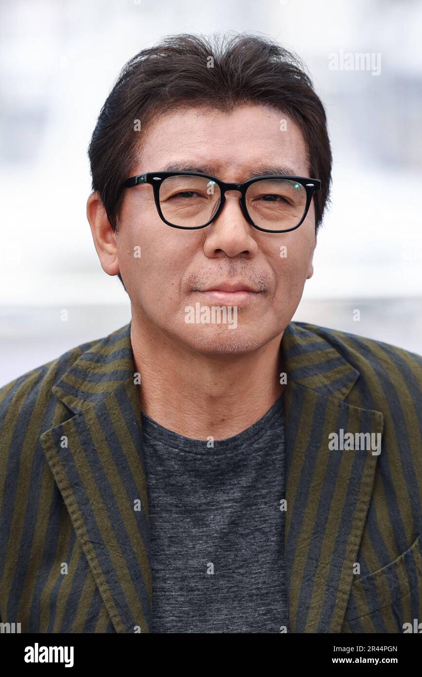 Cannes, France. 26th May, 2023. Kim Ji-woon attending the Cobweb (Dans ...