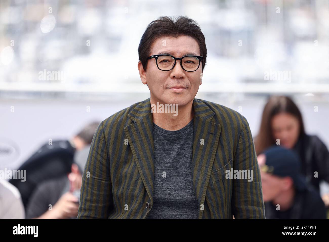 Cannes, France. 26th May, 2023. Kim Ji-woon attending the Cobweb (Dans ...