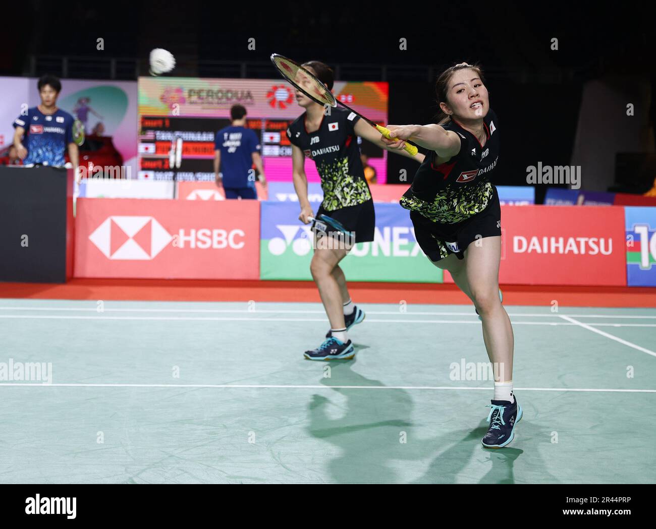 Kuala Lumpur, Malaysia. 26th May, 2023. Japan's Matsuyama Nami/Shida Chiharu (R) compete during ...