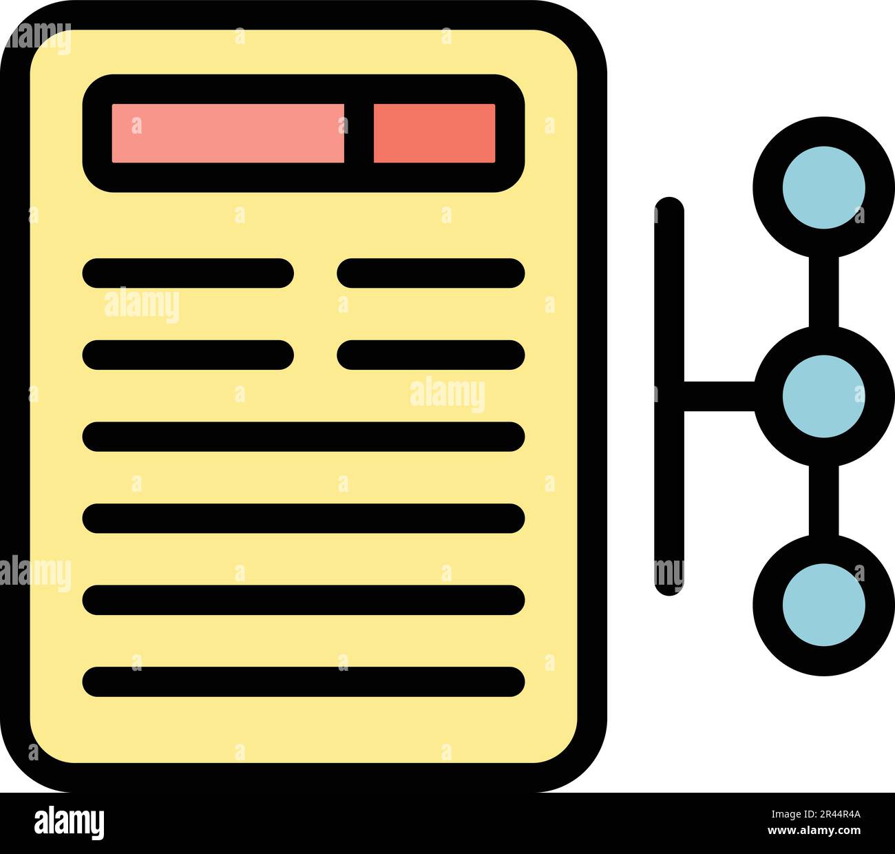 Plan realization icon. Outline Plan realization vector icon for web ...