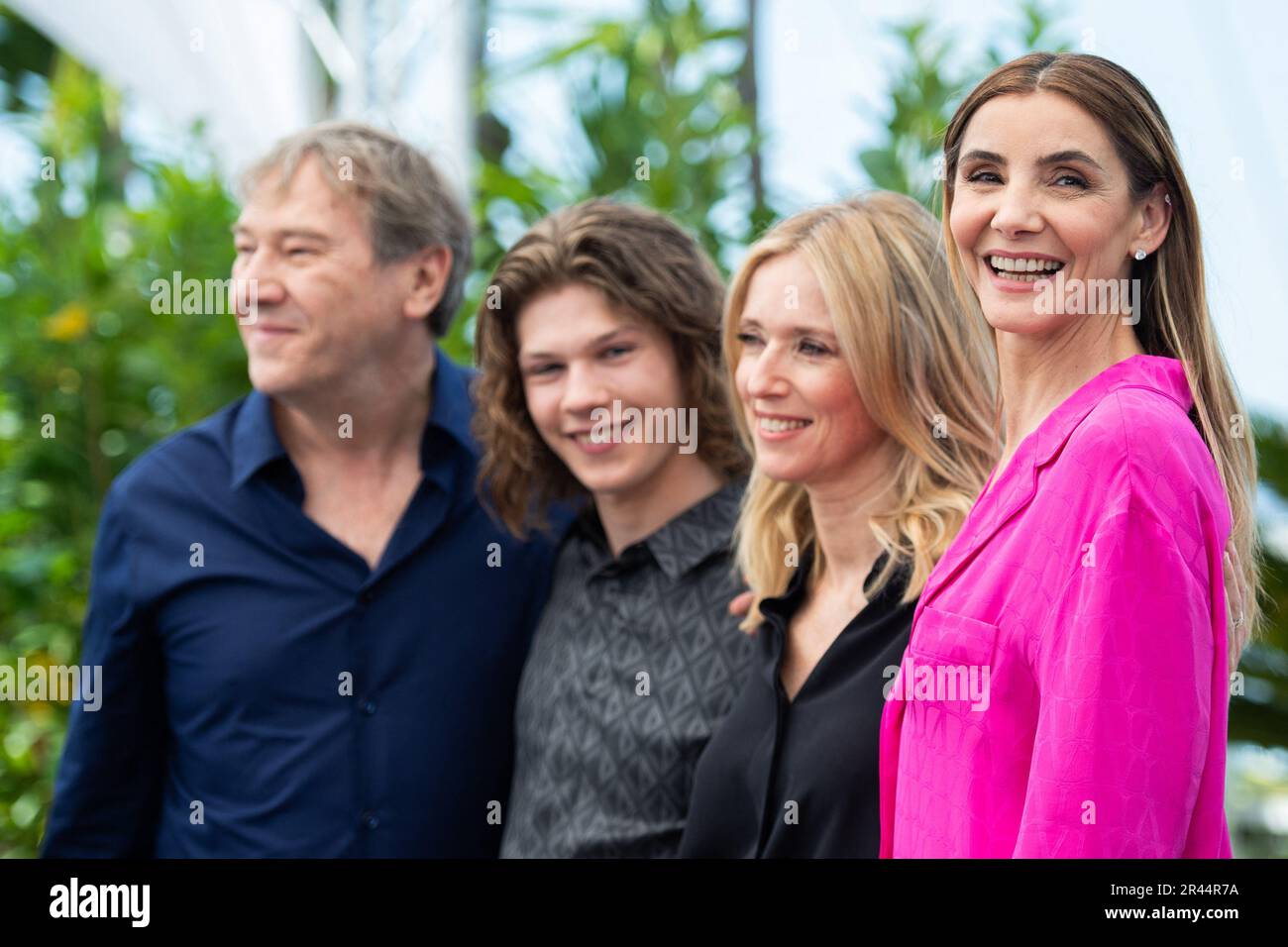 Cannes, France. 26th May, 2023. Olivier Rabourdin, Samuel Kircher, Lea ...