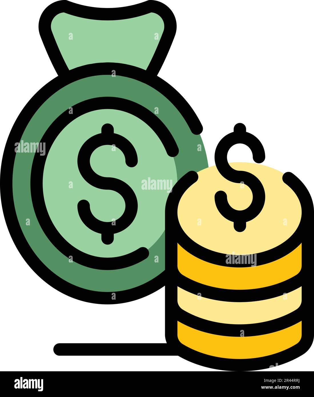 Bank reserves icon. Outline Bank reserves vector icon for web design ...