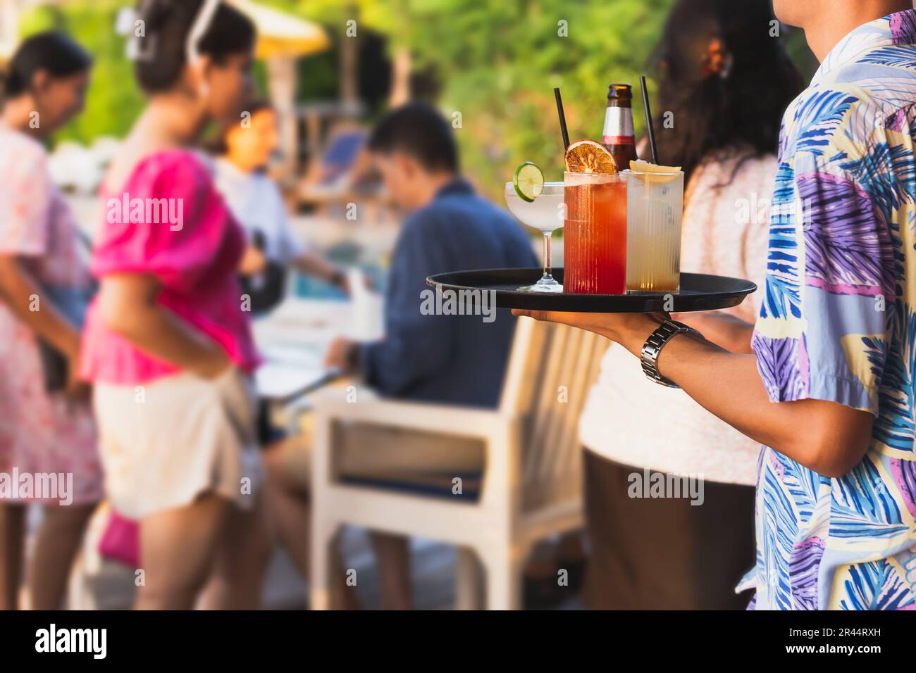 Group business people holding aperitif hi-res stock photography and ...