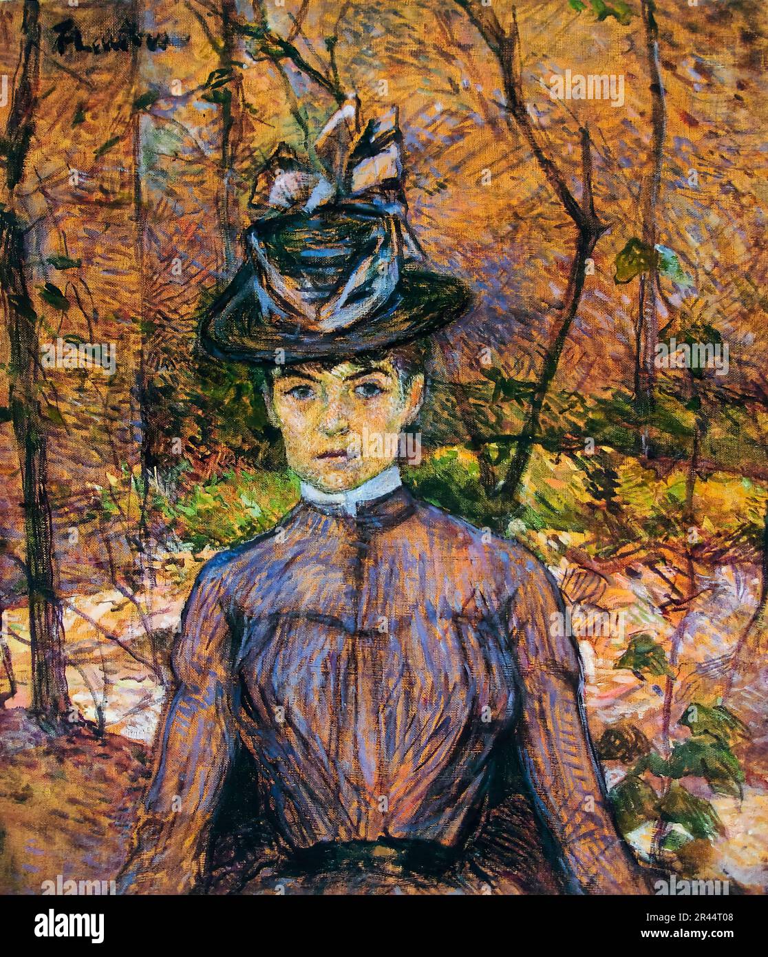 Portrait of Suzanne Valadon (1865-1938), French painter, painting by ...