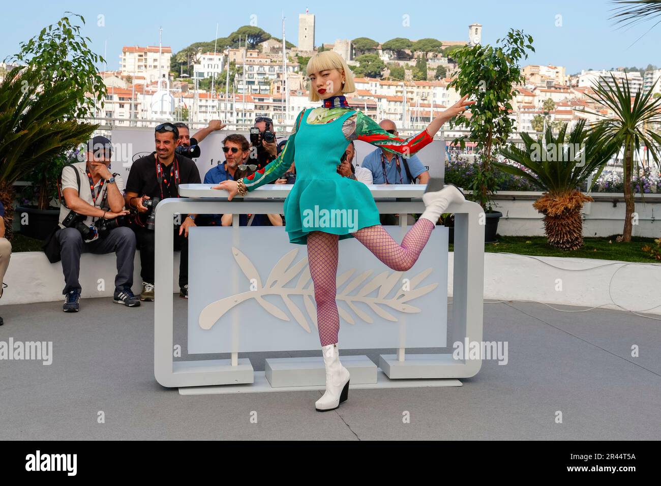 Cannes, France. 26th May, 2023. Aoi Yamada poses at the 'Perfect Days ...