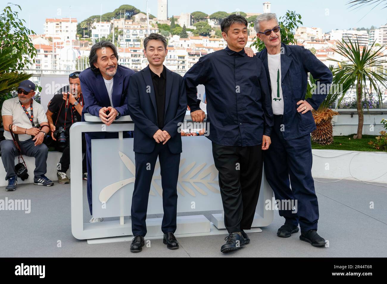 Cannes, France. 26th May, 2023. Koji Yakusho, Koji Yanai, Takuma ...