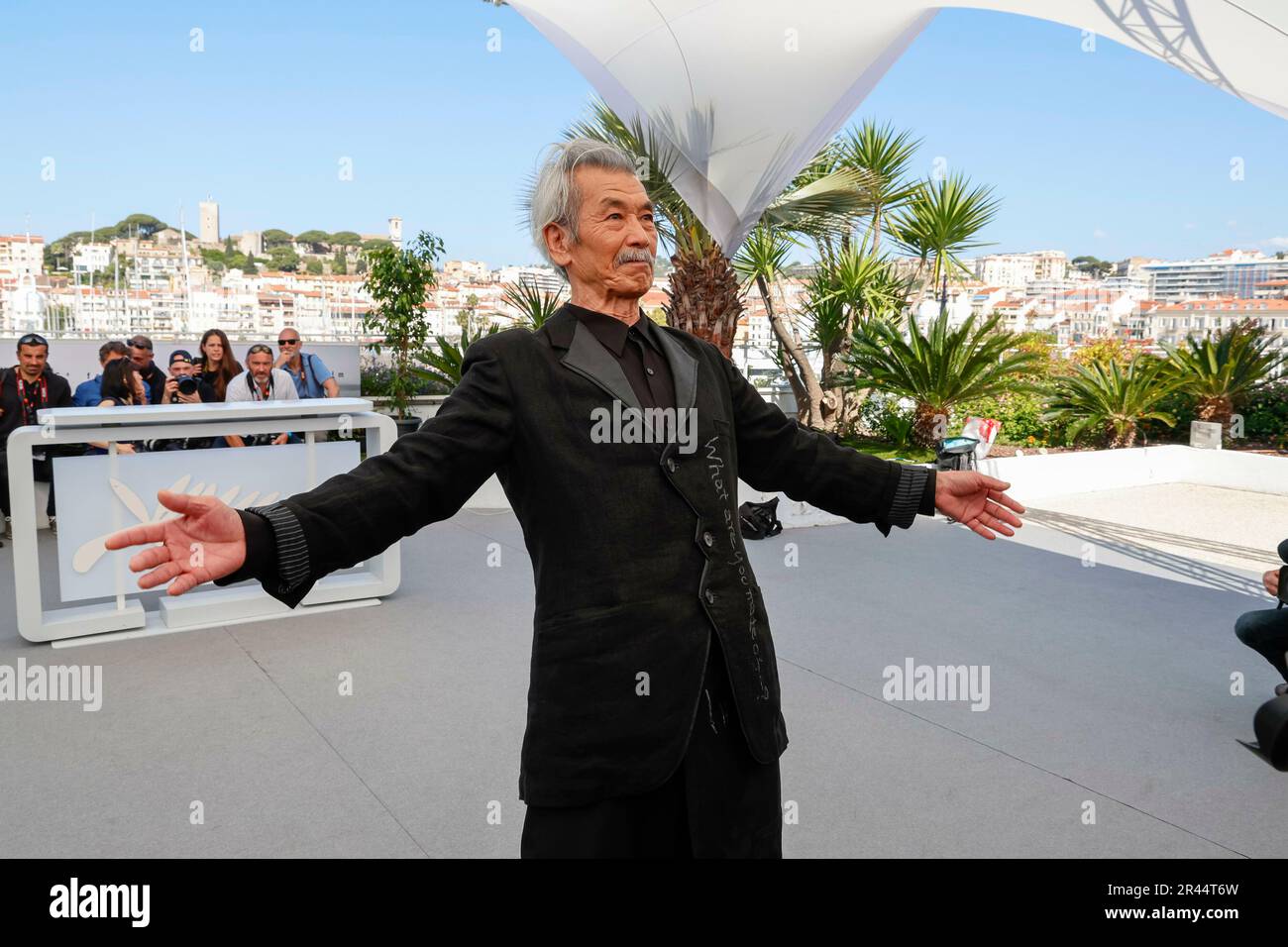 Cannes, France. 26th May, 2023. Min Tanaka poses at the 'Perfect Days ...