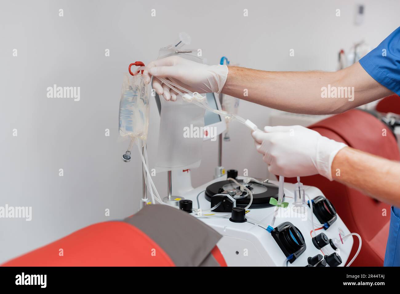 Blood bags in blood transfusion hi-res stock photography and images - Alamy