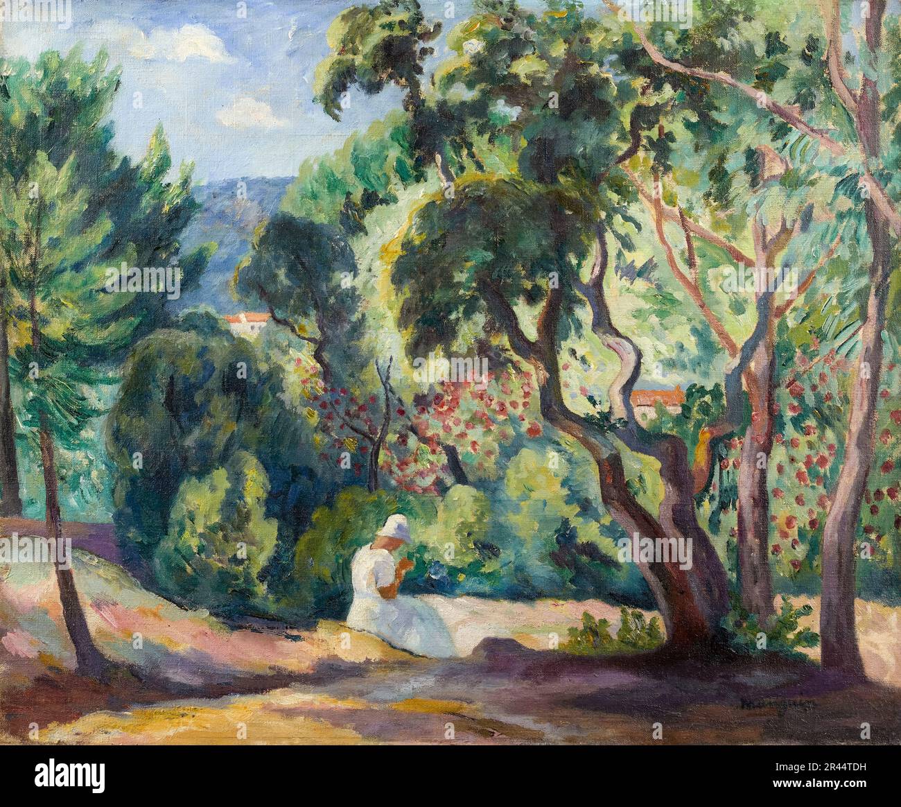 Henri Manguin, Sous-bois à la Moutte, Saint-Tropez (Undergrowth at La ...