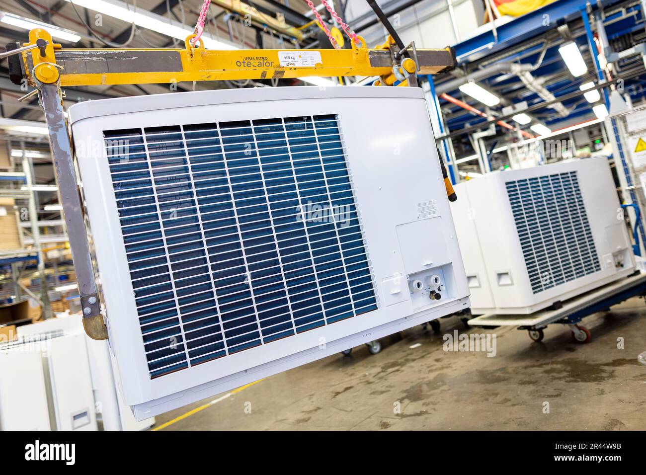 Environmentally friendly technologies heat pumps hi-res stock ...