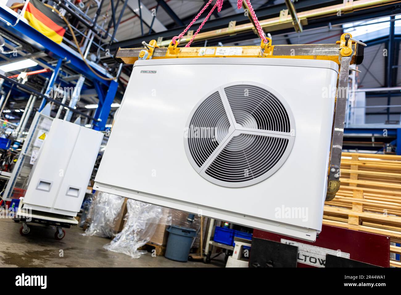 Environmentally friendly technologies heat pumps hi-res stock ...