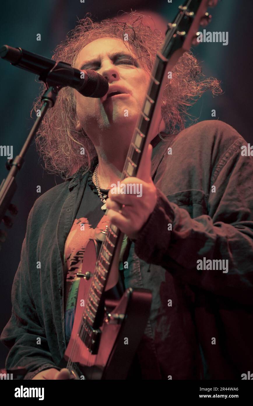 The Cure performing live on the Shows Of A Lost World US Tour 2023 at ...