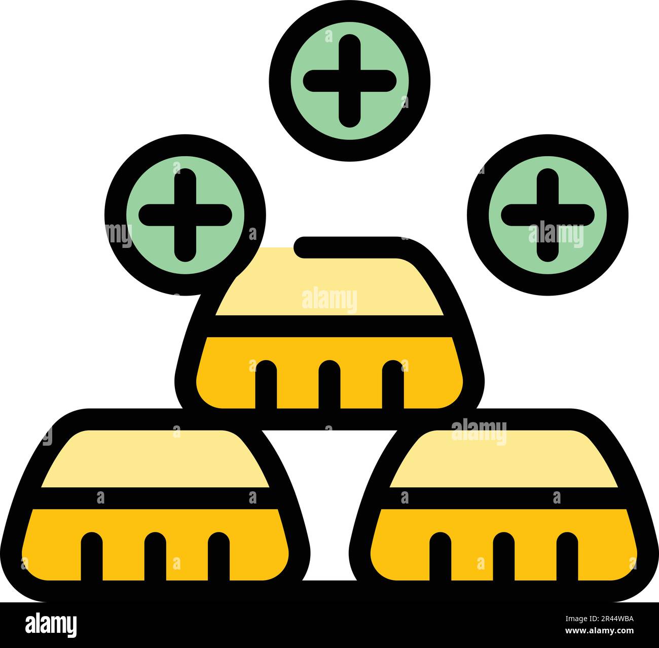 Precious metal reserves Stock Vector Images - Alamy