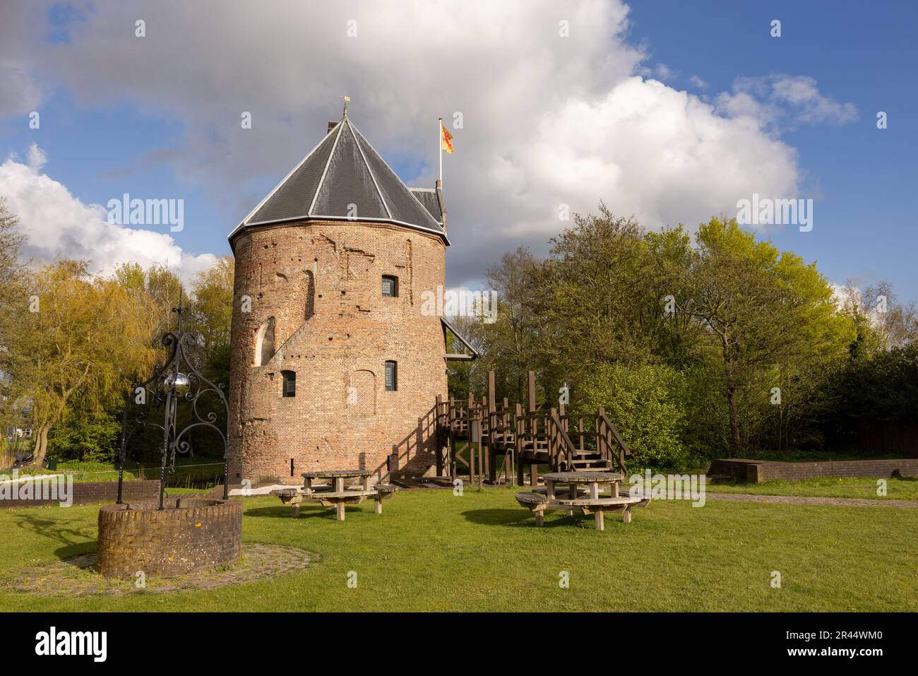 The house Dever in Lisse is an medieval house build in the 14th century ...
