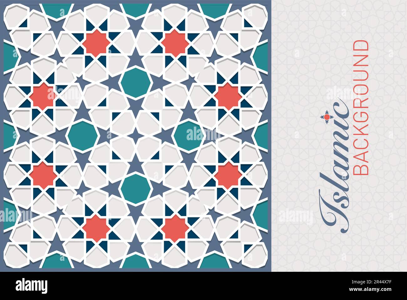 Arabesque style seamless patterns. Islamic geometric decorative ...