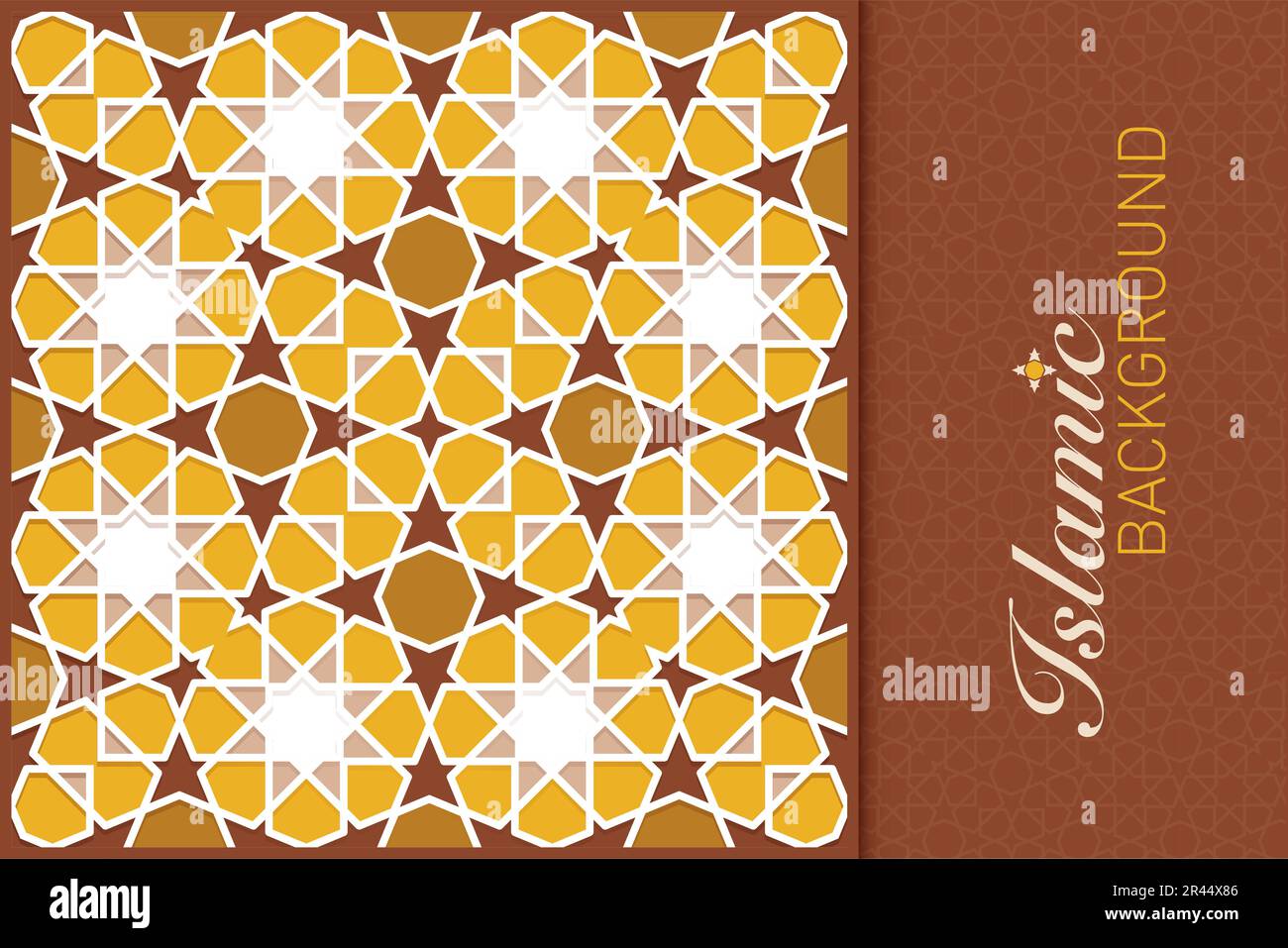 Arabesque style seamless patterns. Islamic geometric decorative ...