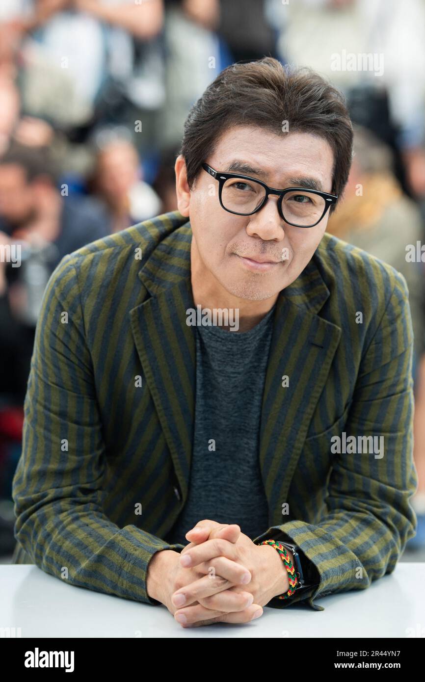 Cannes, France. 26th May, 2023. Kim Ji-woon attending the Cobweb (Dans ...