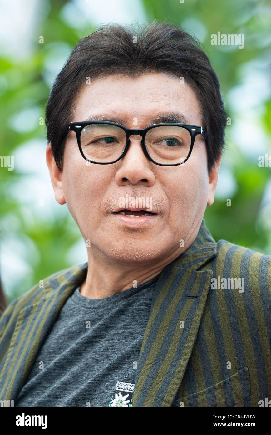 Cannes, France. 26th May, 2023. Kim Ji-woon attending the Cobweb (Dans La Toile) Photocall as ...