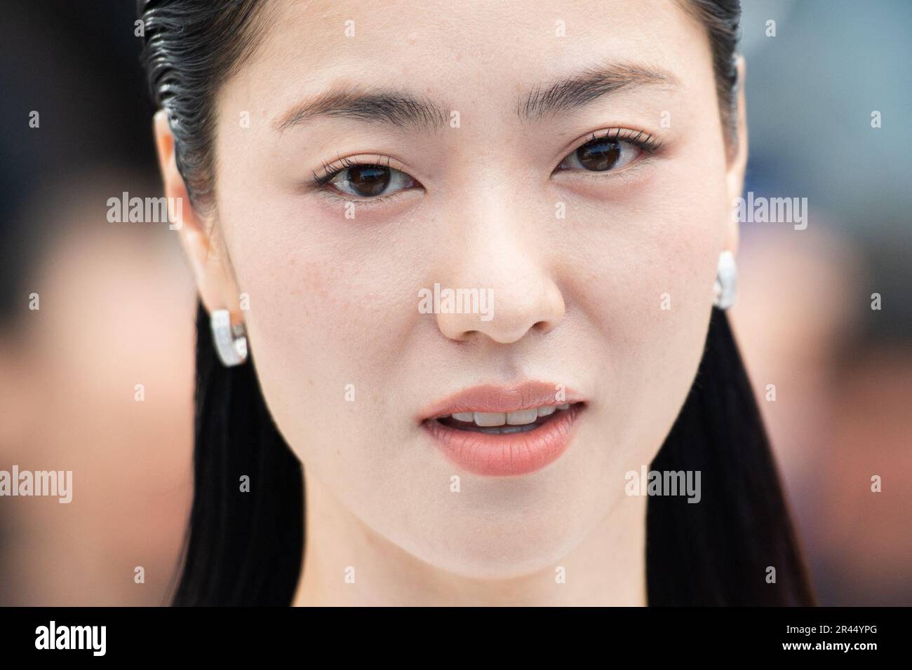 Cannes, France. 26th May, 2023. Jeon Yeo-Been attending the Cobweb ...