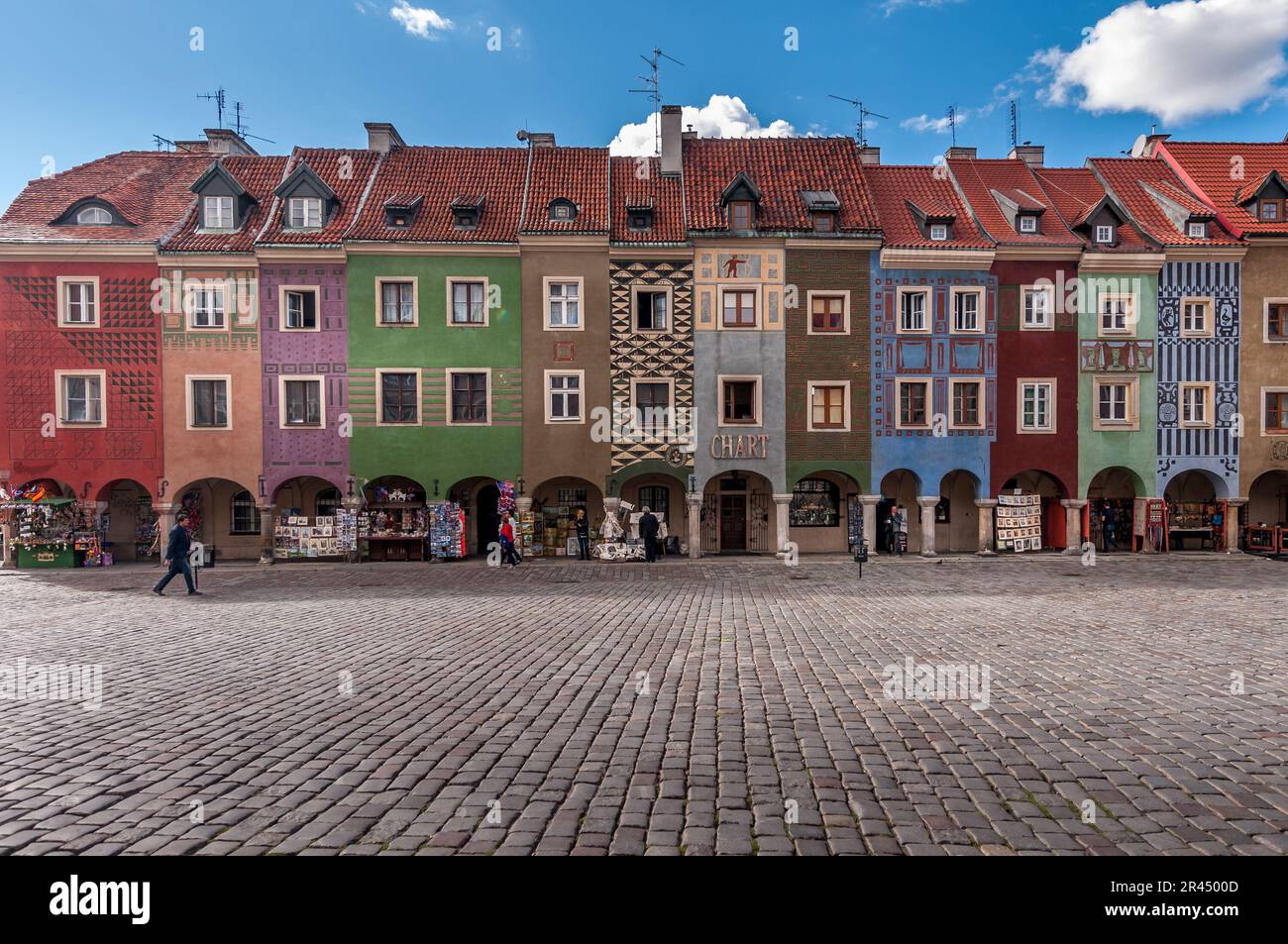 Charming Kaleidoscope: Colors of Historic Poznan Stock Photo - Alamy