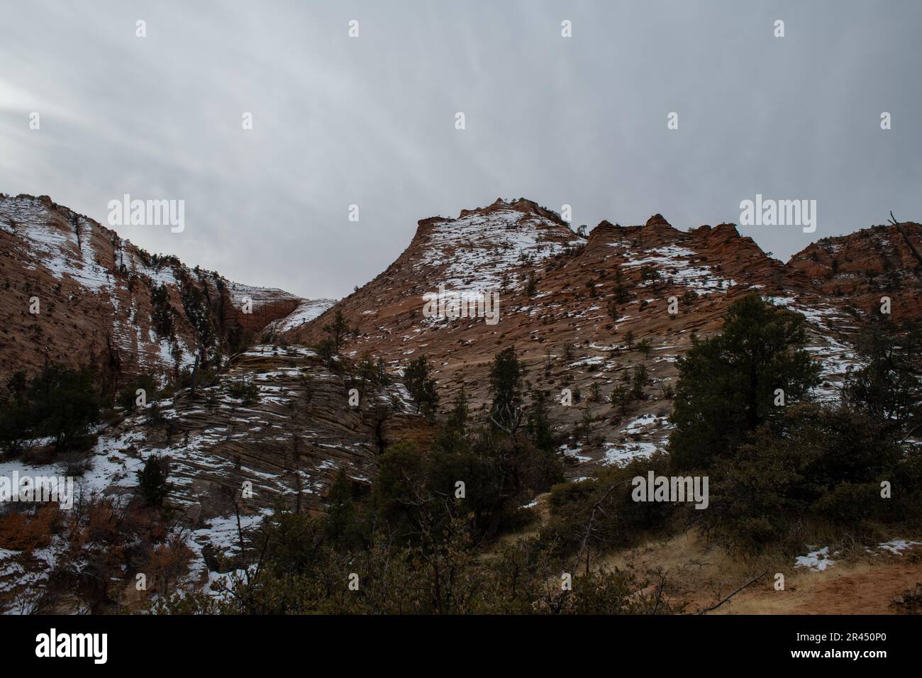 Utah's scenic canyons during the winter Stock Photo - Alamy