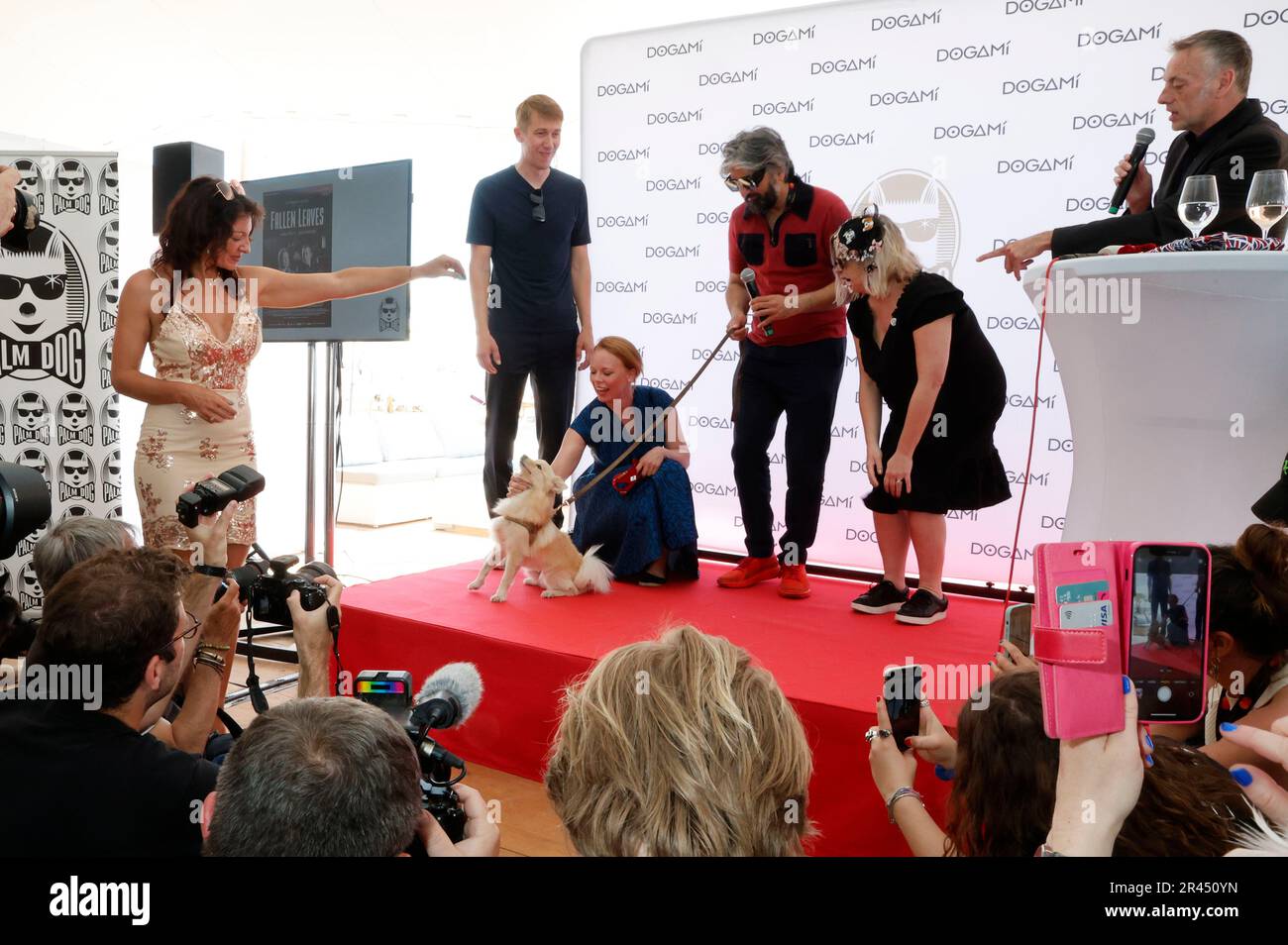 Jussi Vatanen, Alma Pöysti und Toby Rose bei der Verleihung des Palm ...