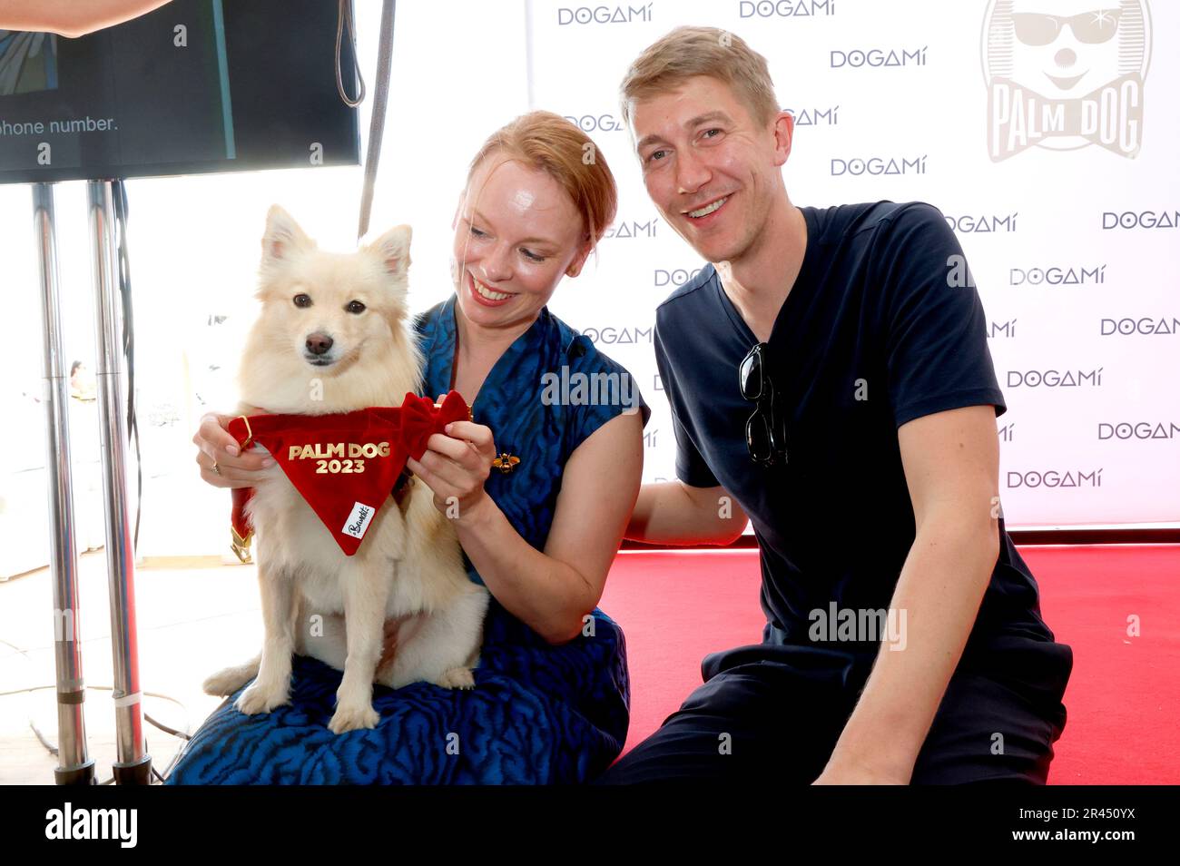 Alma Pöysti und Jussi Vatanen bei der Verleihung des Palm Dog Awards ...