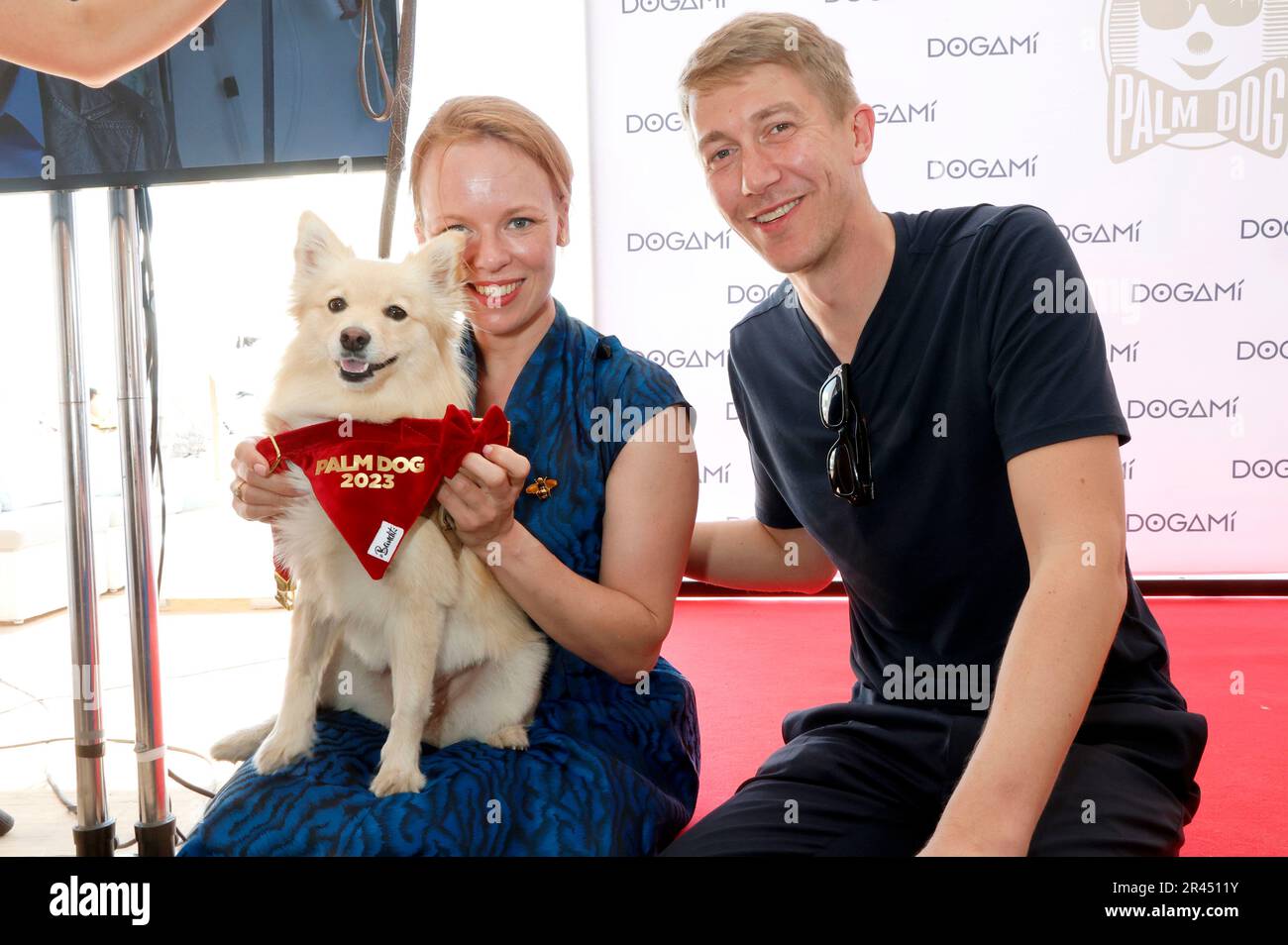 Alma Pöysti und Jussi Vatanen bei der Verleihung des Palm Dog Awards ...