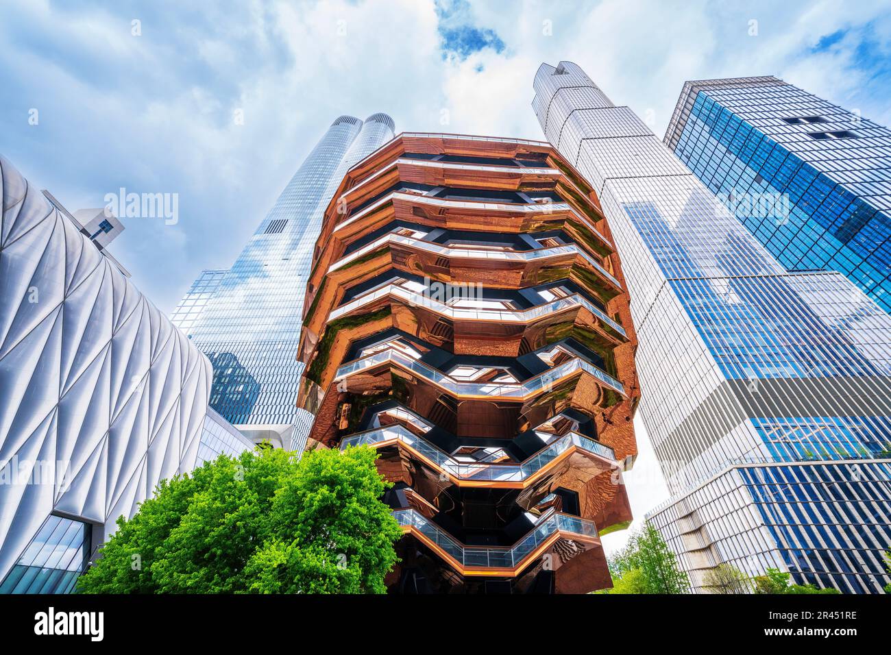 The Vessel, Architectural Attraction at Hudson Yards Hudson River ...