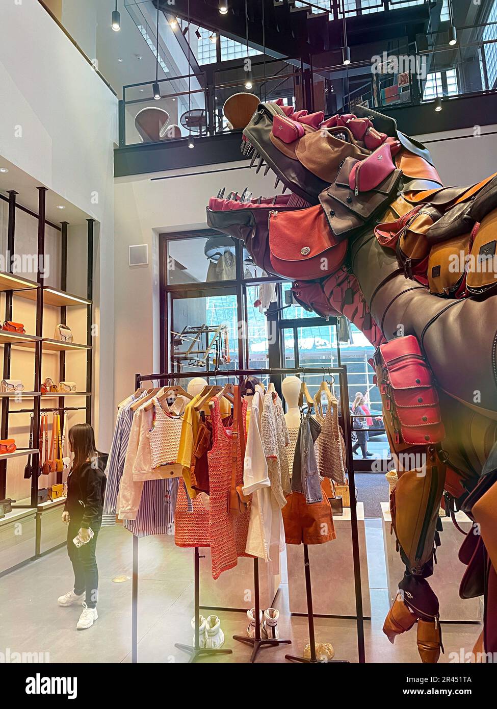 Coach House Fifth Avenue Flagship Store Interior, 2023, New York City, USA Stock Photo - Alamy