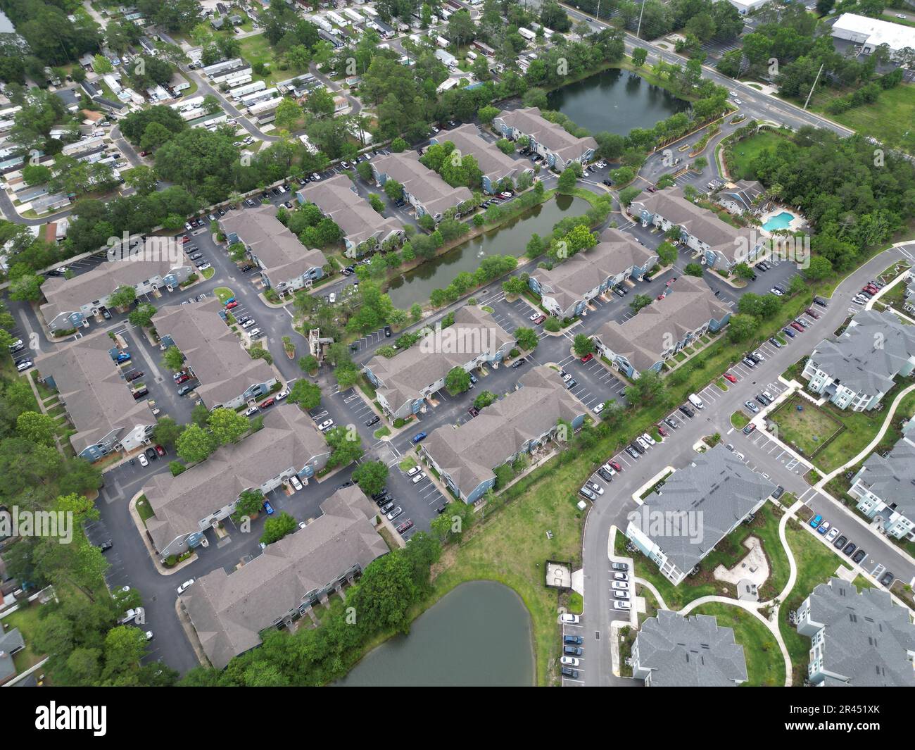 Gated community florida aerial view hi-res stock photography and images ...