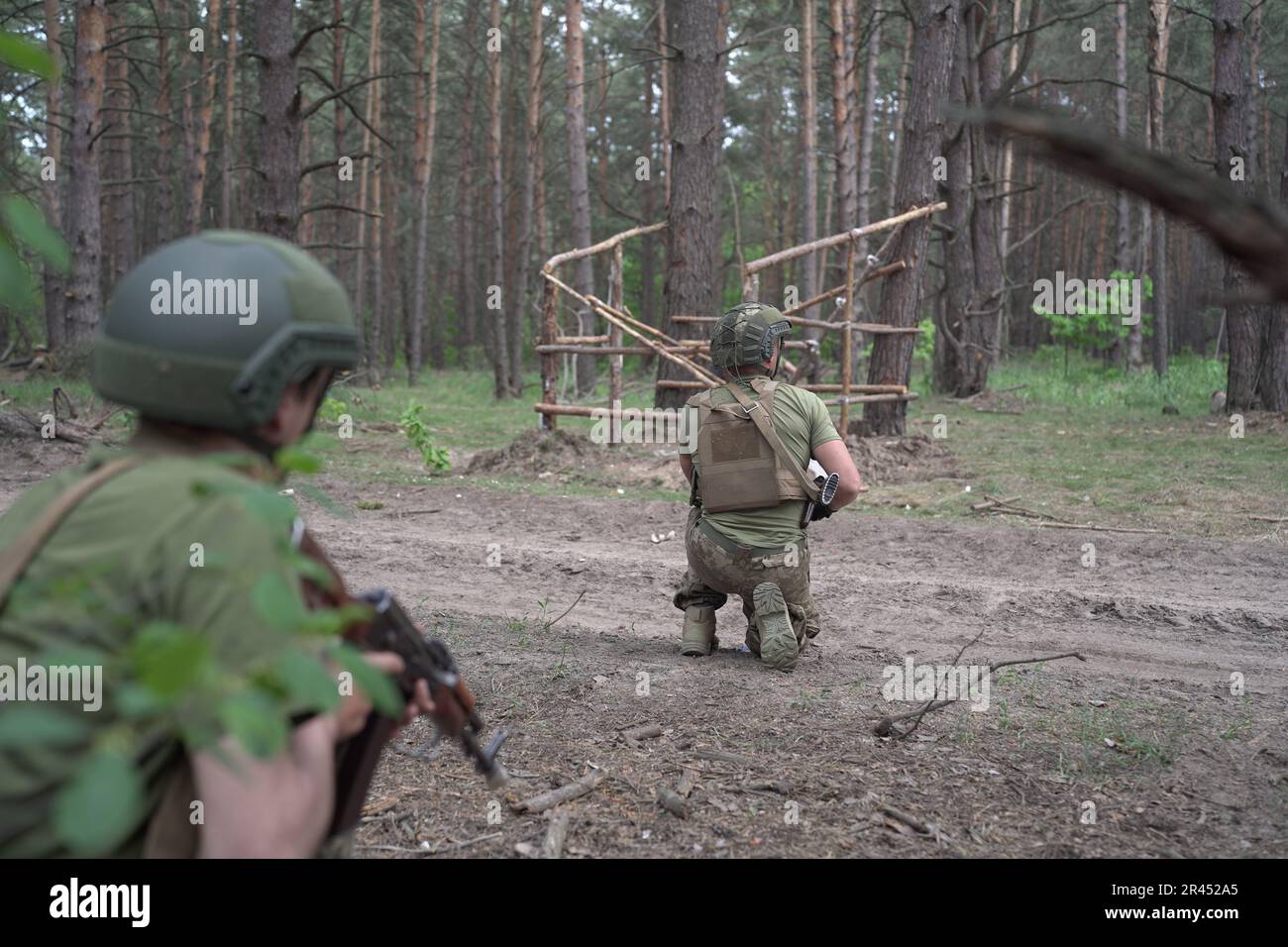 Ukraine regular infantry hi-res stock photography and images - Alamy