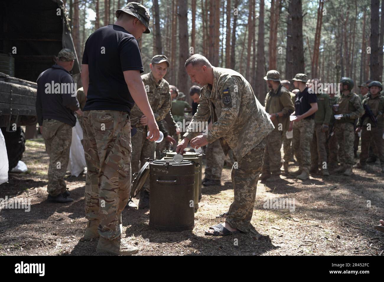 Kyiv Oblast, Ukraine. 25th May, 2023. Ukraine's regular infantry ...