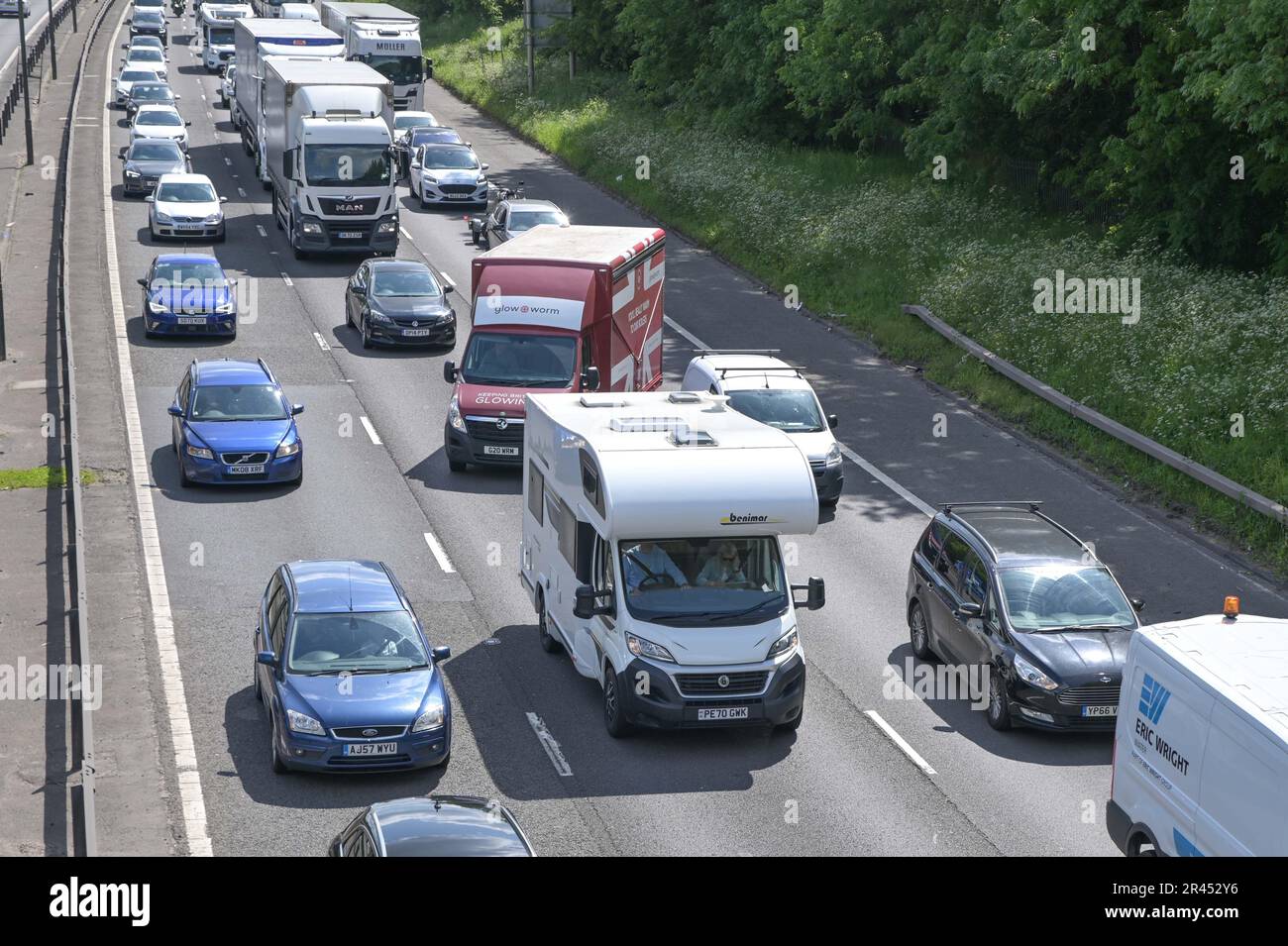 M5 Motorway, West Bromwich, Birmingham 26th May 2023 - Spring Bank ...