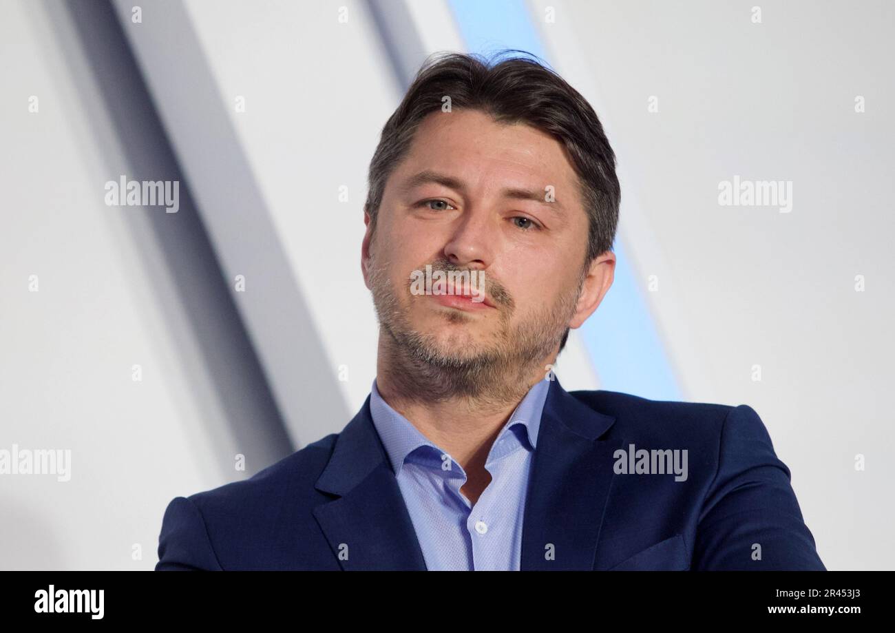 KYIV, UKRAINE - MAY 26, 2023 - Founder of the Serhiy Prytula Charity ...