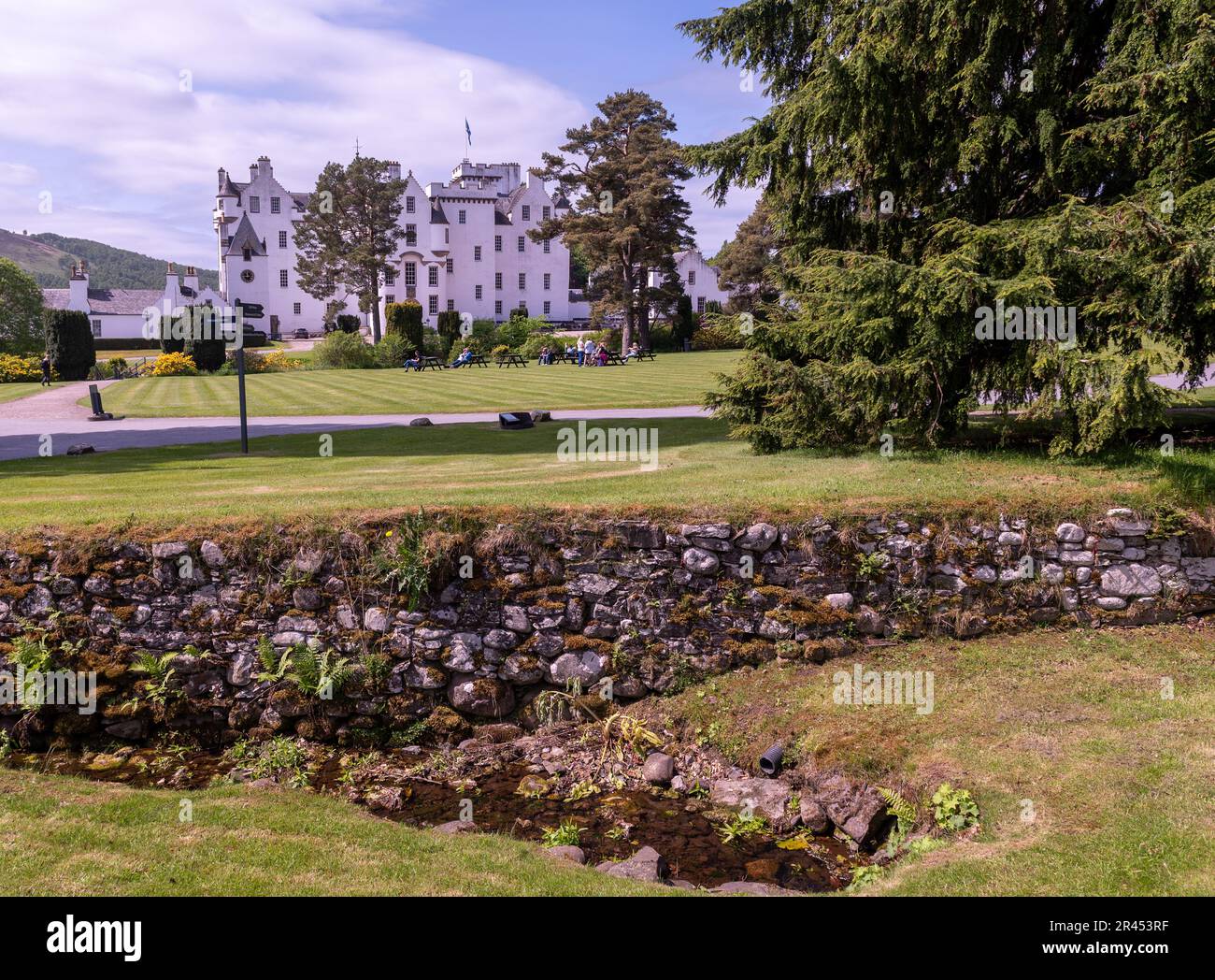 Blair Castle in Perthshire, Scotland Stock Photo - Alamy
